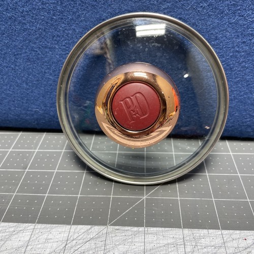Paula Dean 5” Replacement Lid Small Glass Round Copper Red handle 4.75 ...