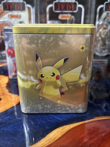 Pokemon TCG Lightning Type Stacking Tin 3 Boosters + 1 Coin Sealed ...