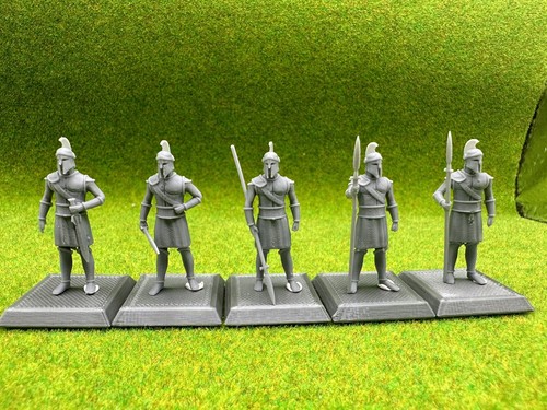 Ancient Greek Warriors Athenian Soldiers Miniatures 28mm Wargame 3D ...