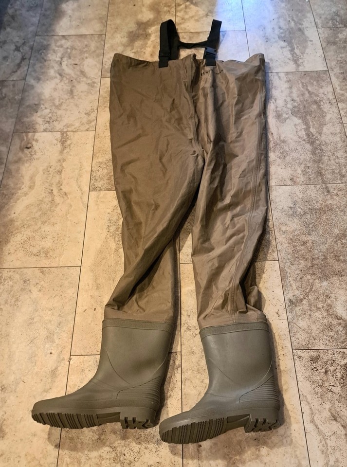 Hodgman Men 11 Tan Adjustable Strap Mackenzie Chest Bootfoot Fishing ...