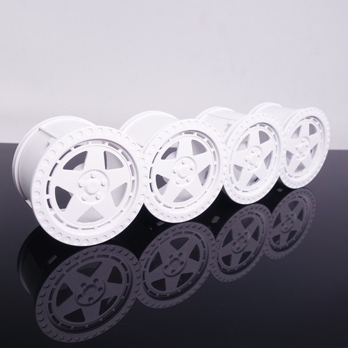 Custom 4 pcs White painted rims for MOC-22970 V2 LEGO 42056 42115, 1:8 ...
