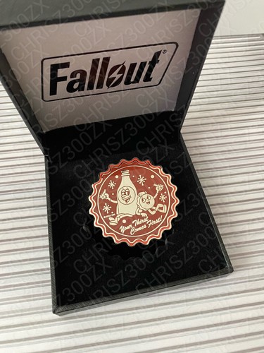 Fallout 4 76 Nuka Cola Thirst Comes First Bottle & Cappy Cap Coin ...
