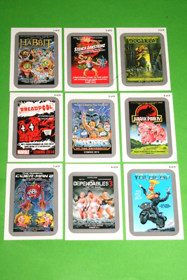 2013 Wacky Packages ANS11 All-New Series 11 COMING DISTRACTION SILVER 9 CARD SET | eBay
