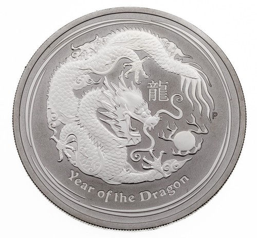 2012 Australia 1 Dollar Lunar Year of the Dragon 1 oz Silver BU Coin | eBay