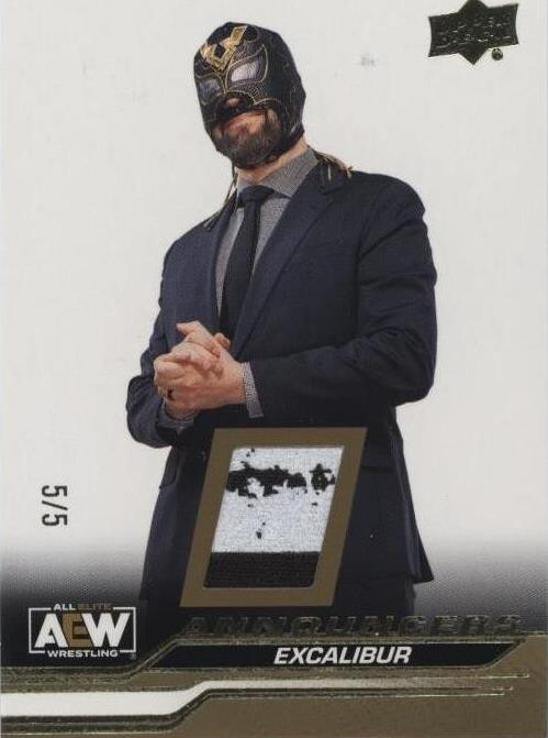 2024 Upper Deck AEW All Elite Wrestling - Announcers Excalibur #92 Gold ...