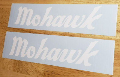Mohawk canoe kayak Decals Stickers gloss White 8" USA FAST | eBay
