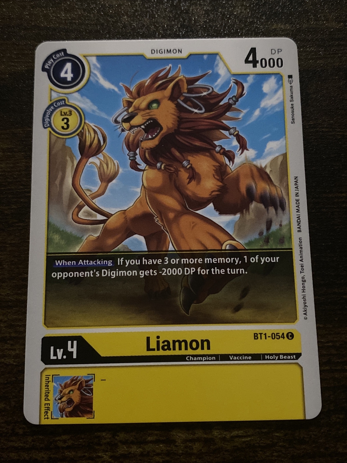Liamon BT1-054 C Digimon CCG Release Special Booster L5289* | eBay
