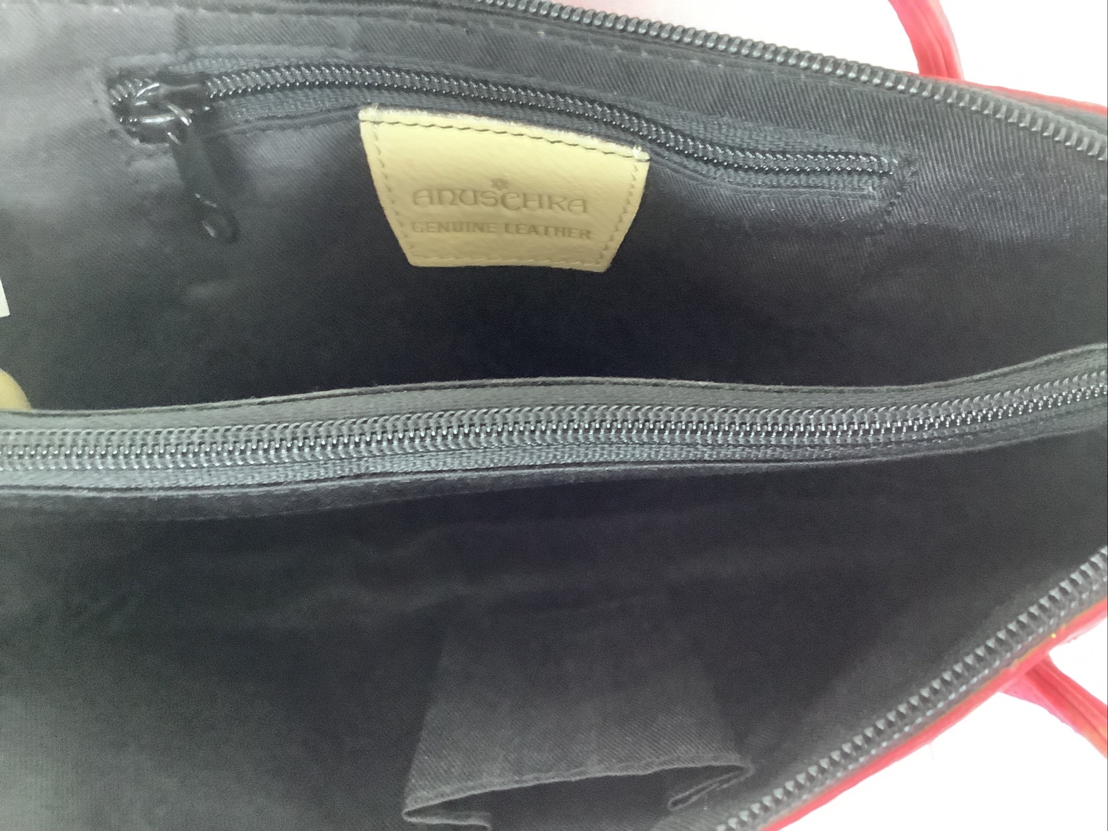 Anushka Hand Painted Genuine Leather Flower Handbag Purse Small Made In ...