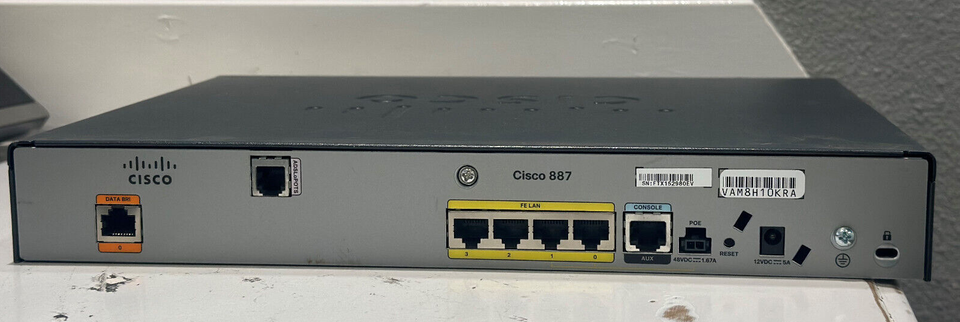 Refurbished CISCO 800 SERIES Cisco 887 Router | eBay