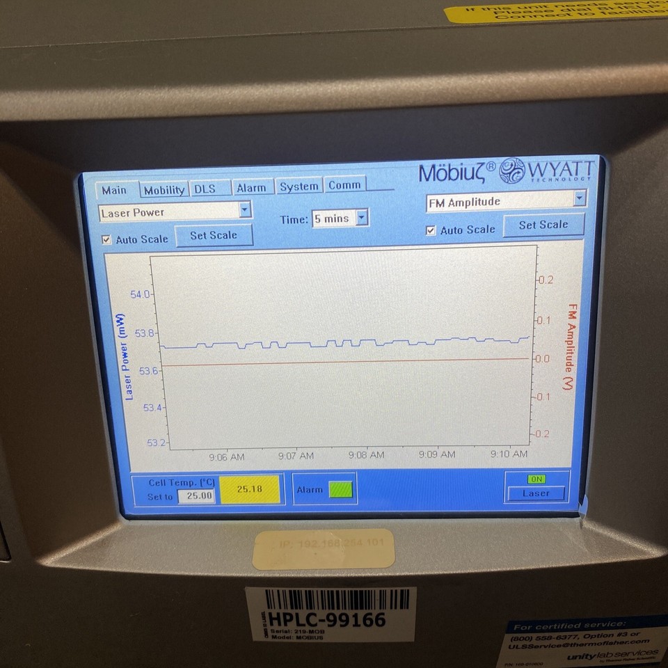 Wyatt Technology Möbius® DLS Zeta Potential Analyzer Photometer With ...