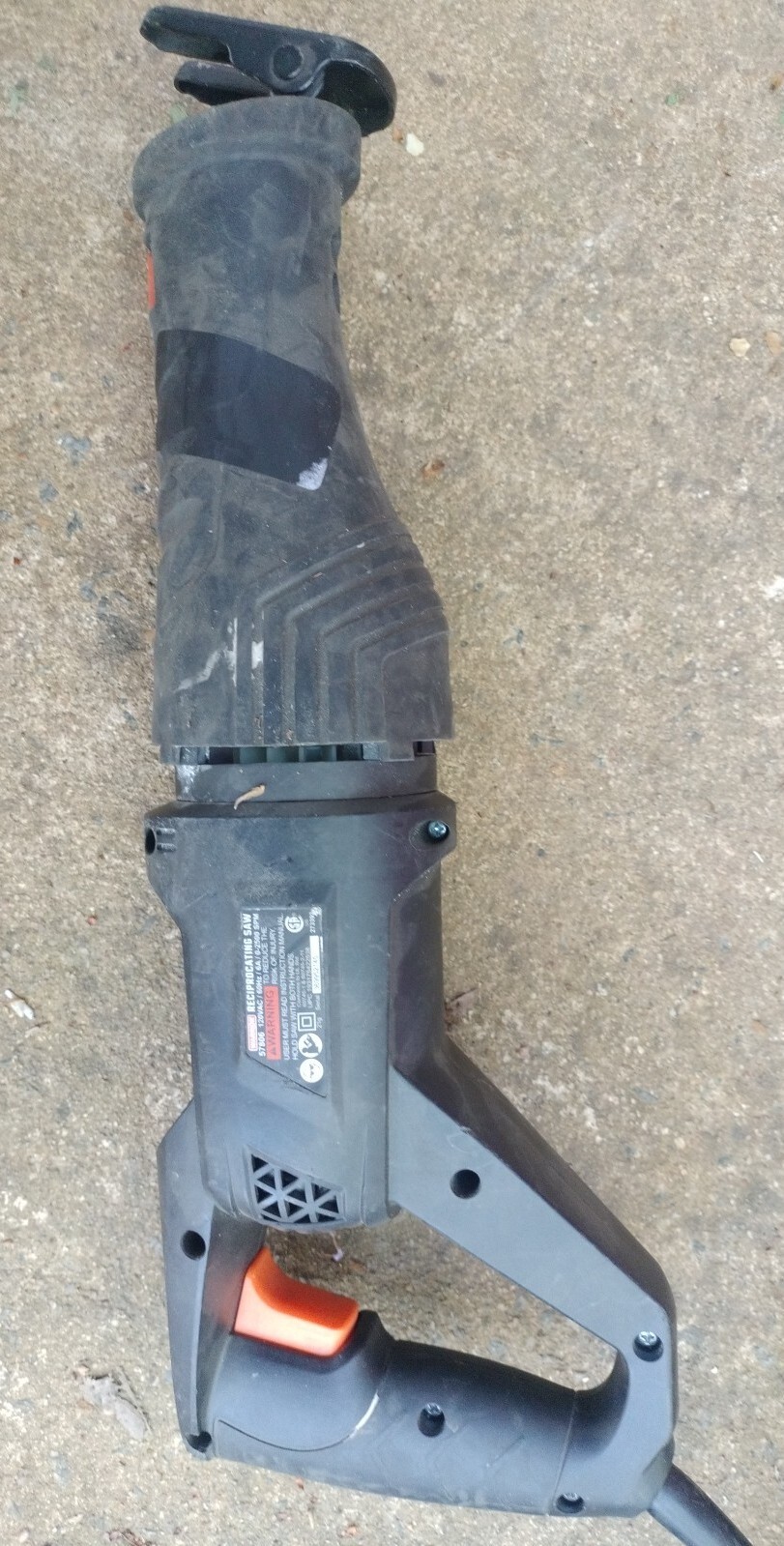WARRIOR 6 Amp Rotating Handle Variable Speed Reciprocating Saw(Tested ...