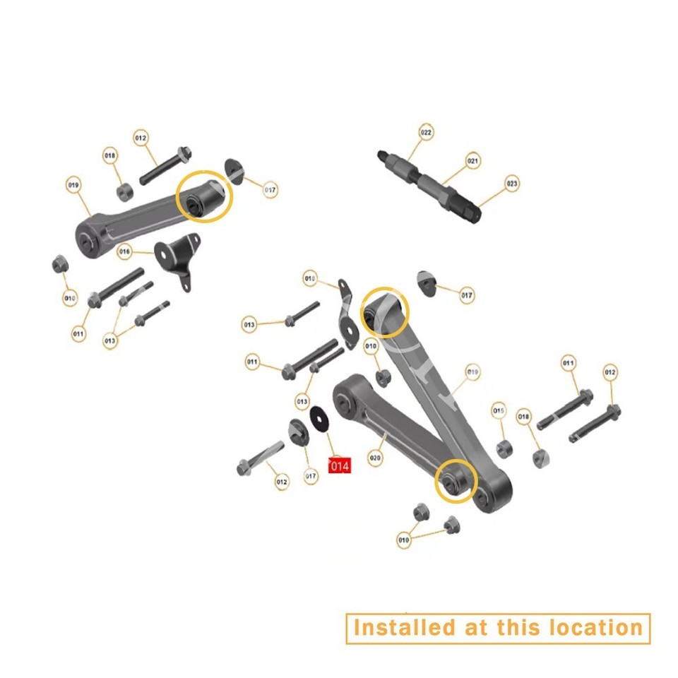 For McLaren 570S GT 625 650 12C 540C 675 Engine Mount Arms Bushing Kit ...