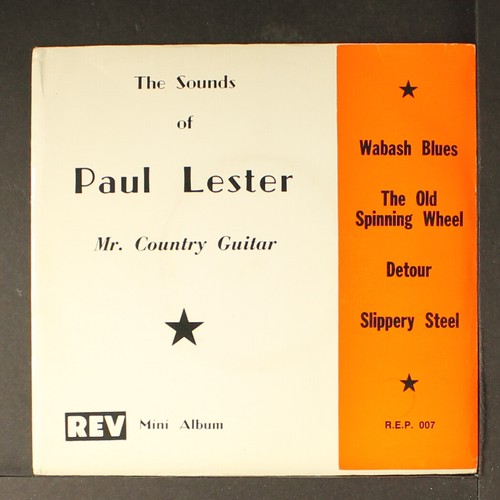 PAUL LESTER: the sounds of, mr. country guitar REV 7" Single 45 RPM ...