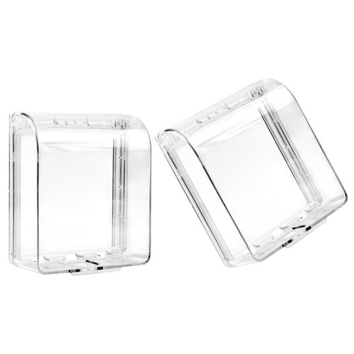 2 Pcs Waterproof Socket Protective Cover Electrical Outlet Weatherproof ...