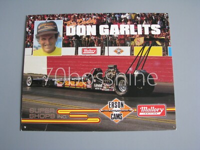 DON GARLITS 1985 SUPER SHOPS TOP FUEL DRAGSTER 8X10 NHRA DRAG RACING ...