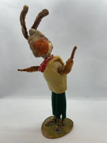 Antique soviet toy "Rabbit" 1930 - 1940s vintage hand made USSR EXTRA ...
