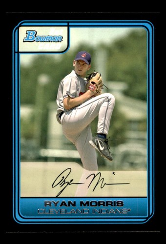 2006 Baseball Bowman 1st Card Ryan Morris Cleveland Indians #DP24 Blue ...