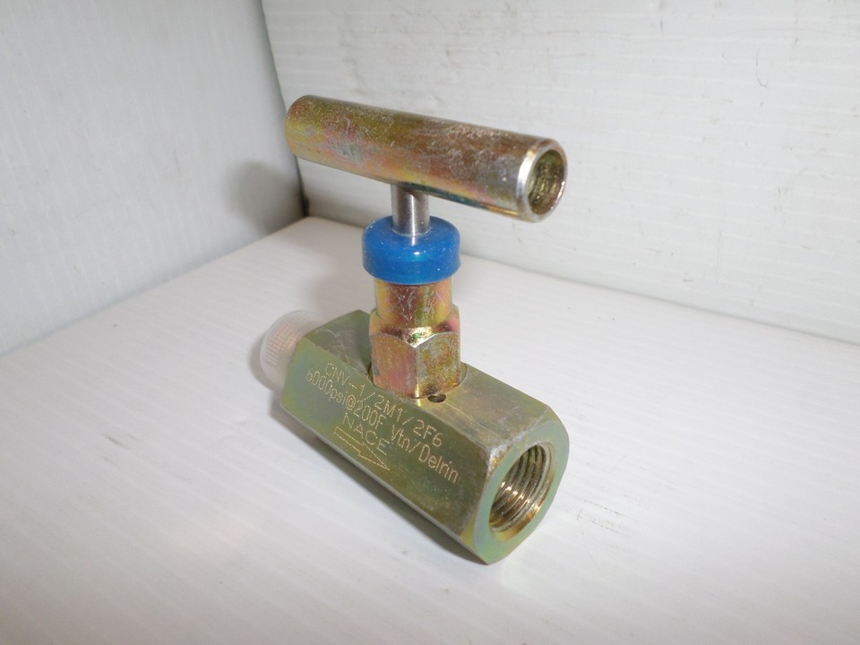 ⭐NEW IN BOX⭐ APACHE CNV-1/2M 1/2F6 6,000 PSI NEEDLE VALVE | eBay