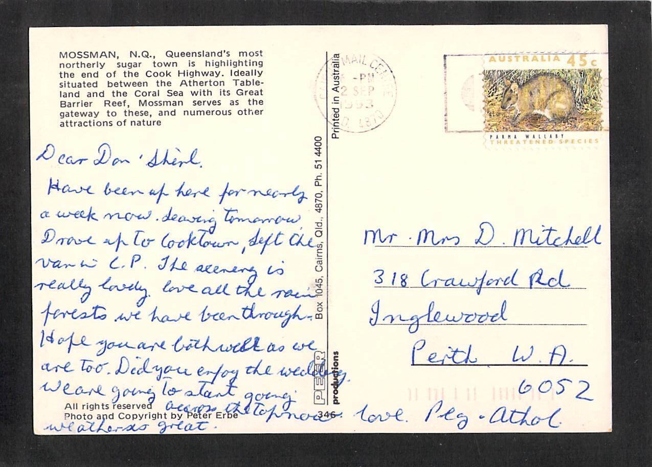 A2226 Australia Q Mossman St Davids Church Aerial View PU1993 Peer postcard | eBay Australia