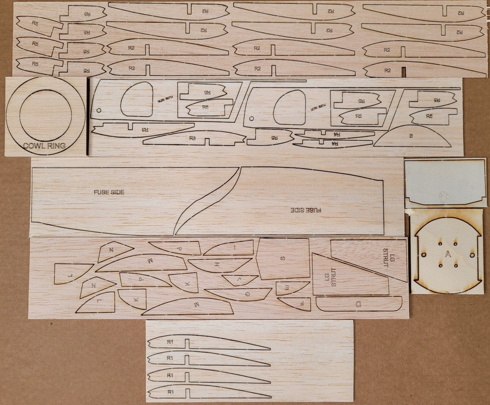 Monocoupe 36" R/C Airplane Laser Cut Balsa Ply Short Kit With Plans | eBay