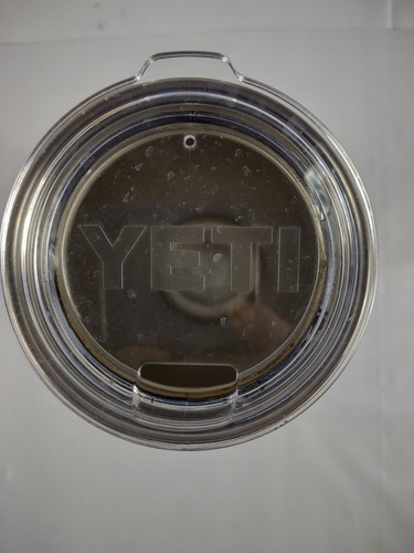 YETI Silver Rambler 20 Ounce Tumbler Stainless Steel w/ Clear Lid | eBay