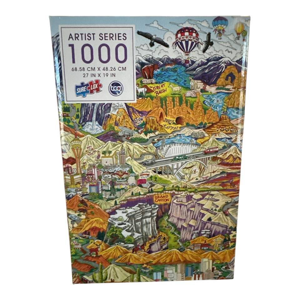 Sure-Lox Artist Series 1000-piece Jigsaw Puzzle “O Beautiful For ...