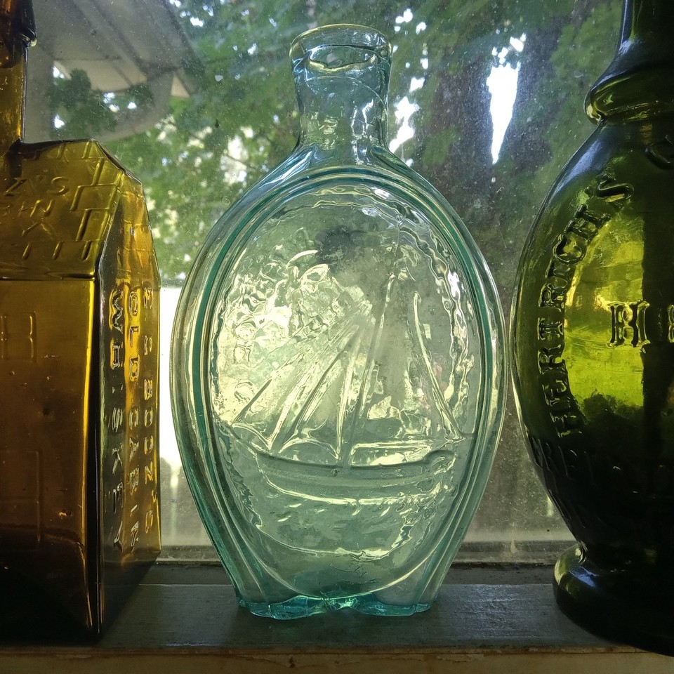 1850s KOSSUTH BRIDGETON NEW JERSEY SAILING SLOOP G1-111 PINT HISTORICAL ...