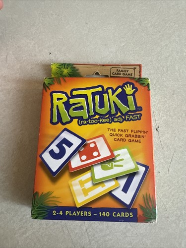 New. Ratuki (ra-too-kee) Card Game , Hasbro ,Age 8+ Fast Family Fun | eBay