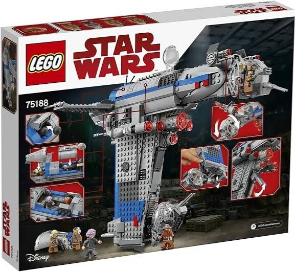 LEGO Star Wars: Resistance Bomber (Finch Dallow version) (75188) for ...