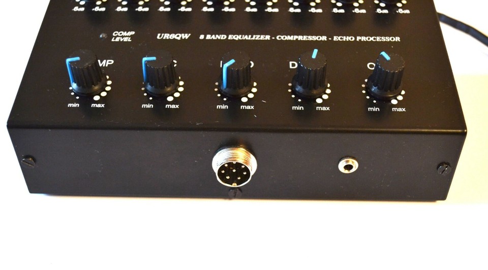 8 Band Sound Equalizer Echo Compressor KENWOOD Radio 8 pin mic ...