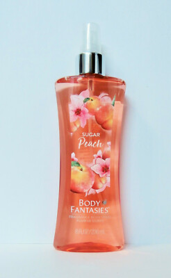 Body Fantasies SUGAR PEACH Body Spray 8oz Parfums de Coeur | eBay