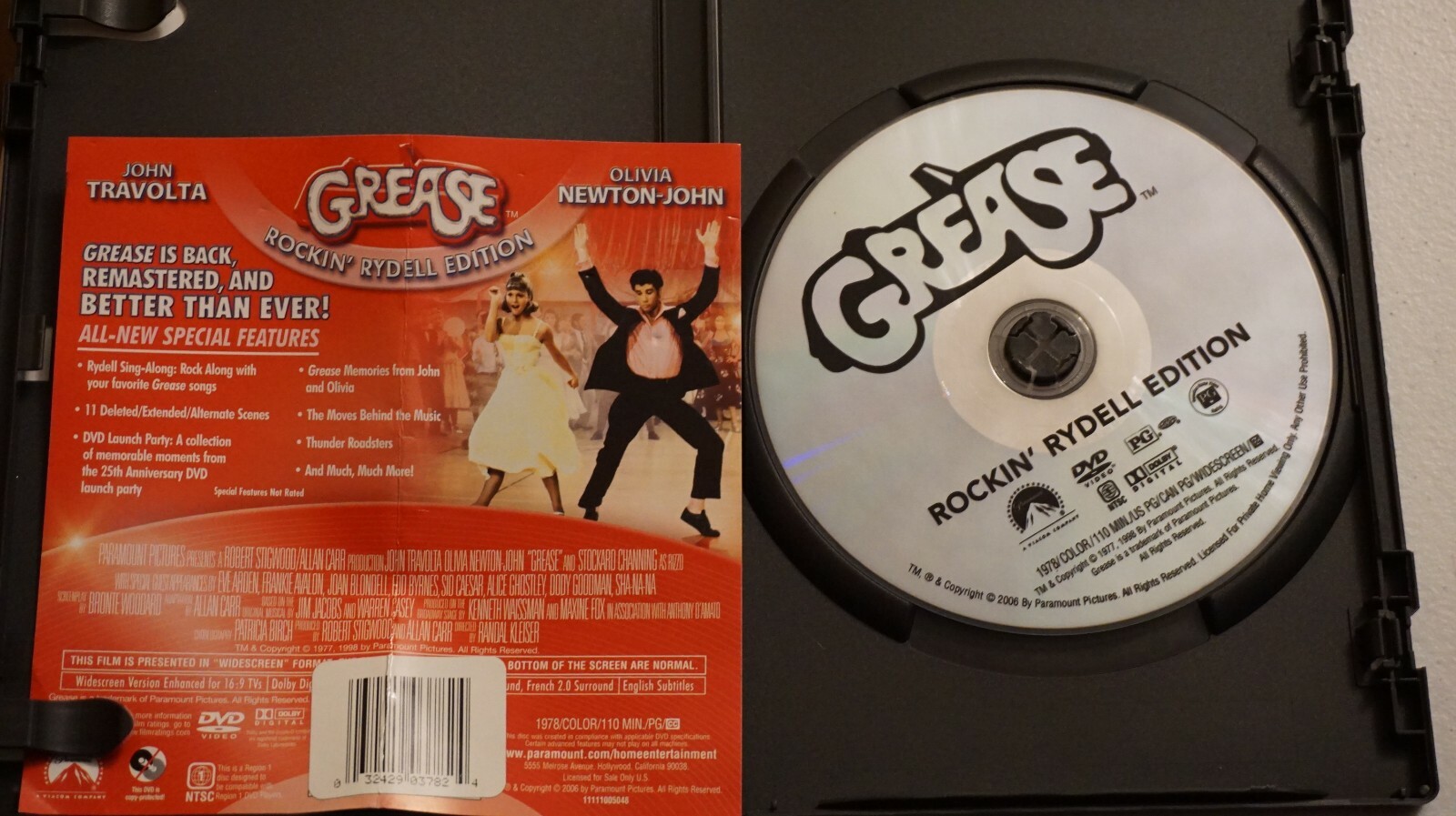 Grease (DVD, 2006, Rockin Rydell Edition Copy Protected) 97361183947| eBay