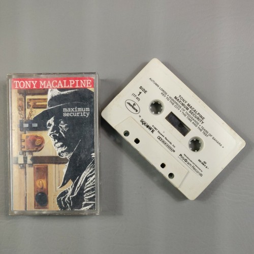 TONY MACALPINE MAXIMUM SECURITY 1987 CASSETTE TAPE GEORGE LYNCH Guest ...