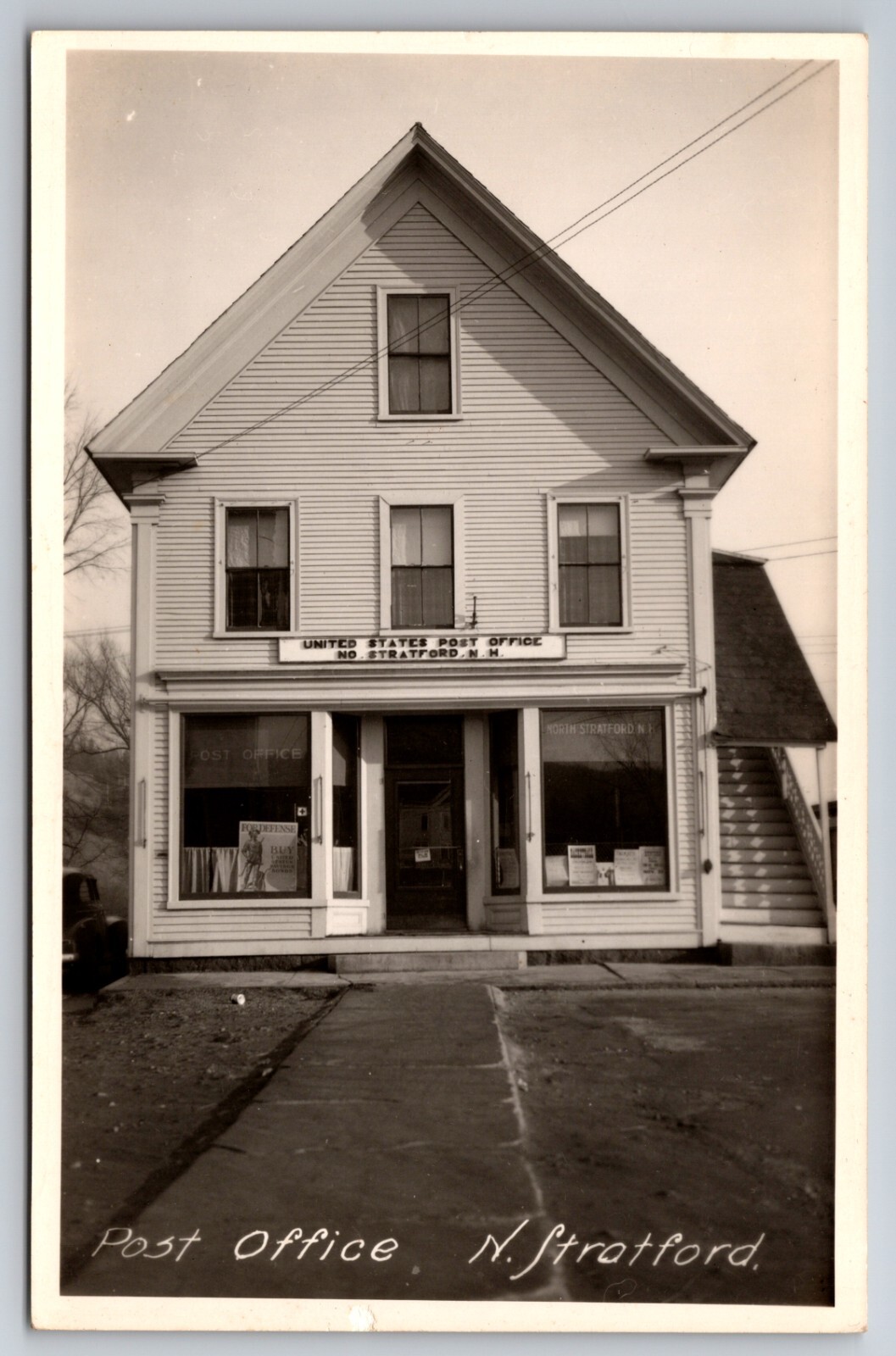 Post Office North Stratford New Hampshire NH c1940 Real Photo RPPC | eBay