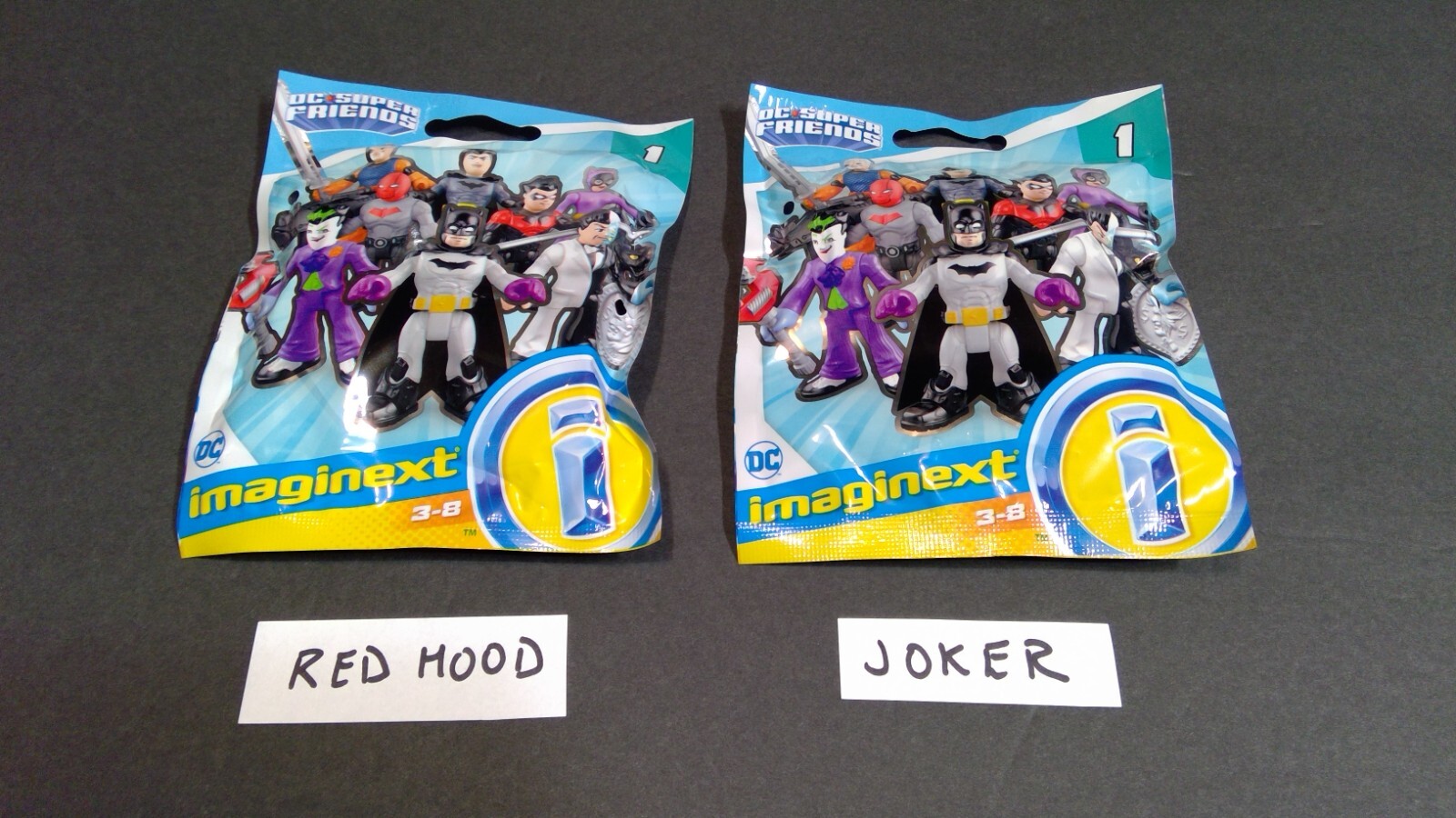 Imaginext DC Super Friends Blind Bag Series 1 Red Hood and Joker SEALED!