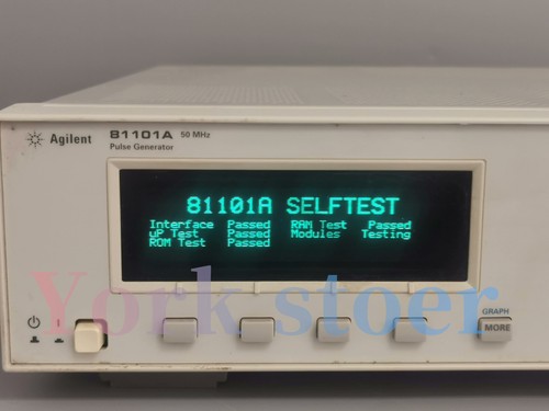 USED hp Agilent Keysight 81101A 50MHz Pulse Generator Test status is ...