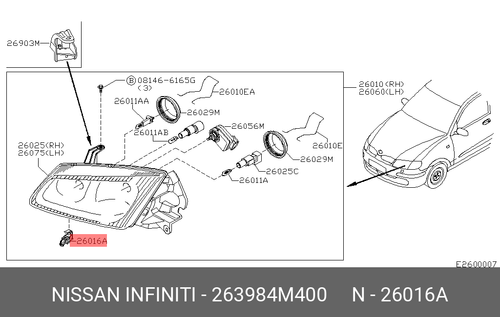Genuine OE Clip 263984M400 , 26398-4M400 | eBay.de