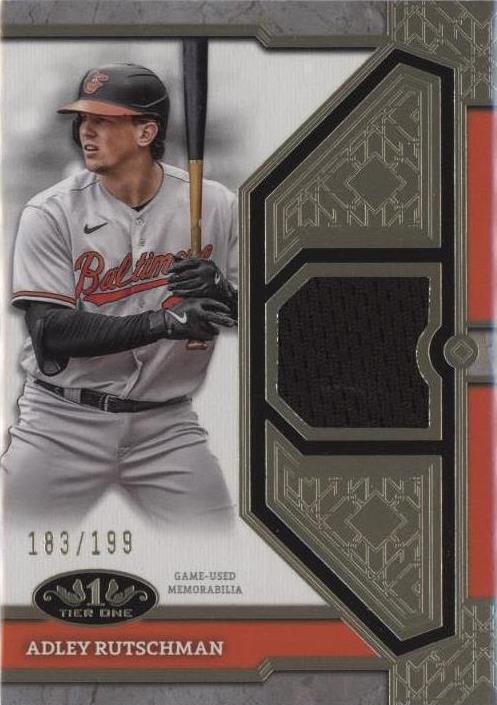 2024 Topps Tier One - Tier One Relics Adley Rutschman #T1R-AR /199 (MEM ...