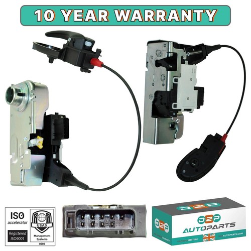 FRONT DOOR LOCK MECHANISM LEFT WITH CENTRAL LOCKING FOR FORD TRANSIT ...