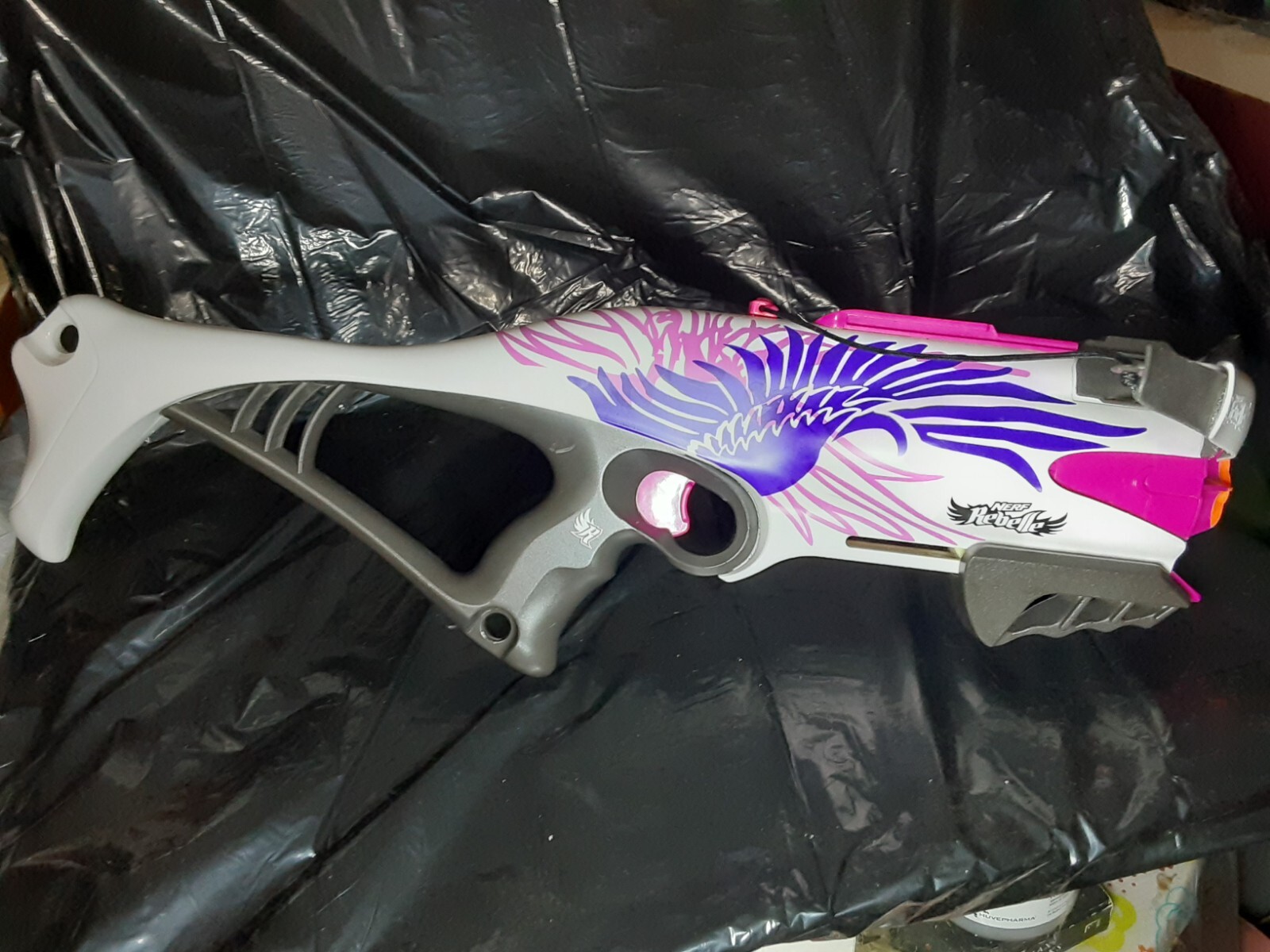 Nerf Rebelle Crossbow Pink White Purple, with Black Grips, See Pictures ...