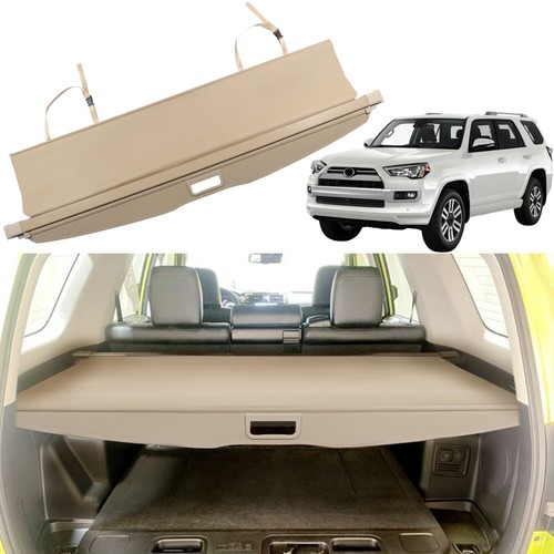 For Toyota 4Runner 10-24 Rear Trunk Cargo Cover Retractable Luggage ...