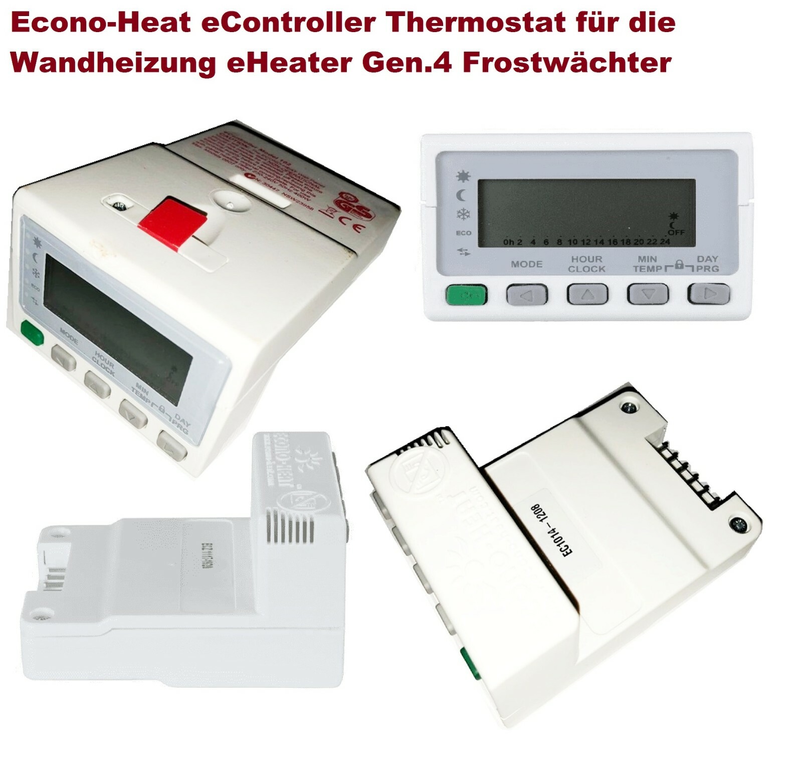 Econo-Heat eController Thermostat für die Wandheizung eHeater Gen.4 ...