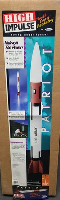 North Coast Rocketry Patroit Flying Model Rocket Kit #3512 NCR Model ...