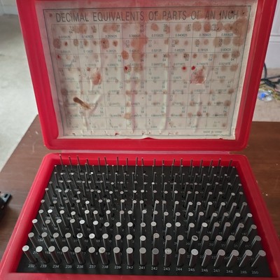 MHC M1 250 Pc Steel Plug Gage Set Plus | eBay