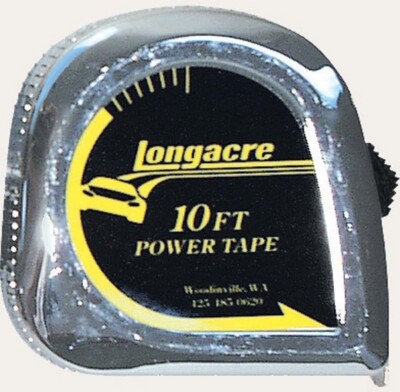 LONGACRE RACING TIRE TAPE STAGGER MEASURING TAPE 1/4" X 10' V-TIP LON52 ...