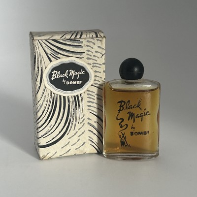 Vintage 40s/50s BLACK MAGIC Bombi 1/4 oz Perfume Extrait MINI Antique ...
