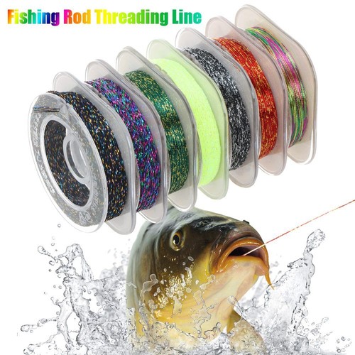 Line colorful Braided Wire Fishing Rod Threading Line Guide Winding ...