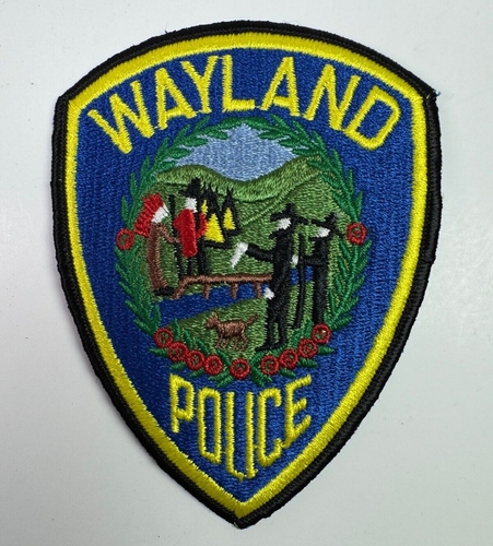 Wayland Police Massachusetts MA Patch O2 | eBay