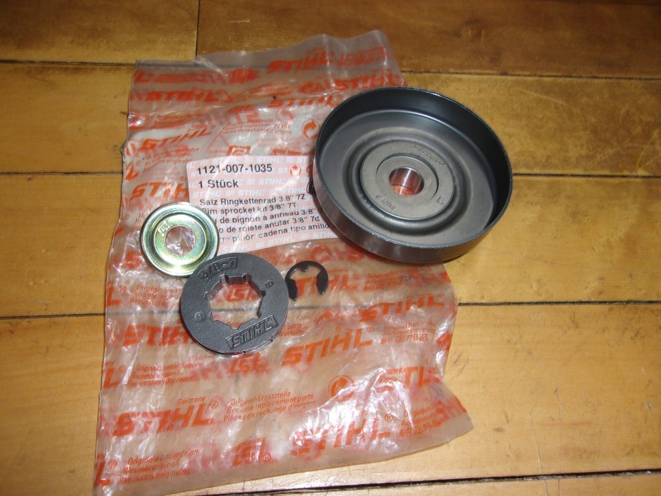 Stihl OEM Rim Sprocket Kit 3/8" 7T 026 024 1121-007-1035 #GM-T9A1 | eBay