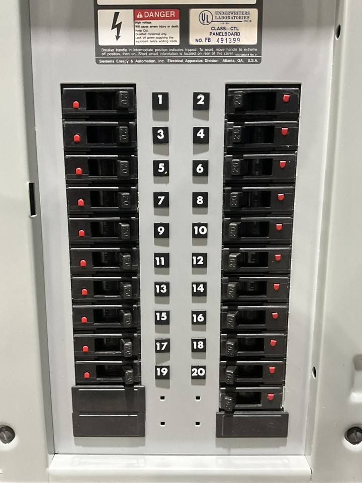 Siemens 100Amp 480Y/277V MLO Panelboard 3P 4W Cat No. E424ML4100STM🟦 | eBay